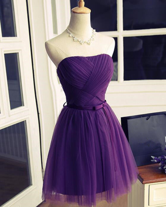 Lovely Purple Homecoming Dress , Cute Formal Dress – BeautyDressy