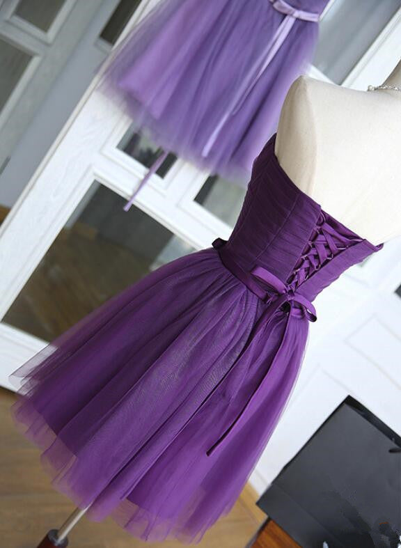 Lovely Purple Homecoming Dress , Cute Formal Dress – BeautyDressy
